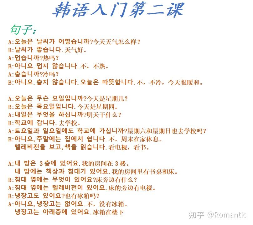韩语入门 - 知乎