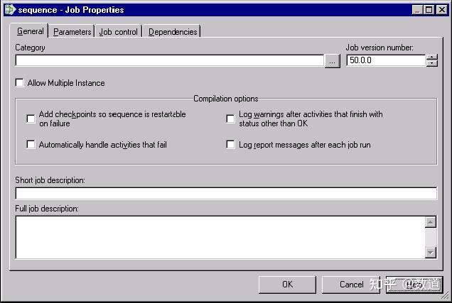 【DataStage】Job Sequence属性 - 知乎