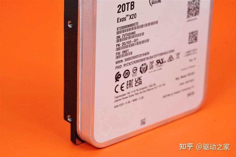 逼近300MB/s的机械硬盘之王！希捷银河Exos X20 20TB评测 - 知乎