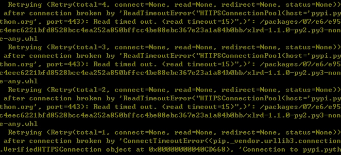Python中如何更新pip以及解决超时的问题 知乎 