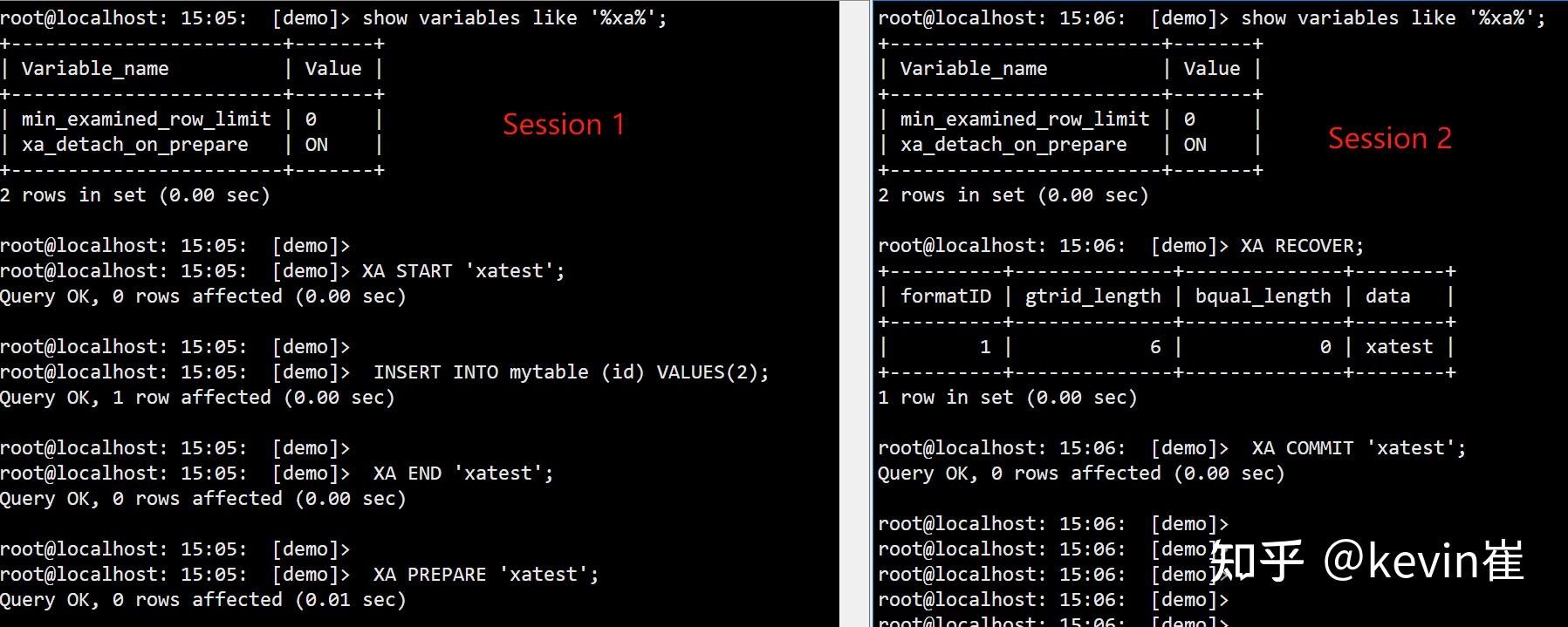 MySQL中 XA事务解析 - 知乎