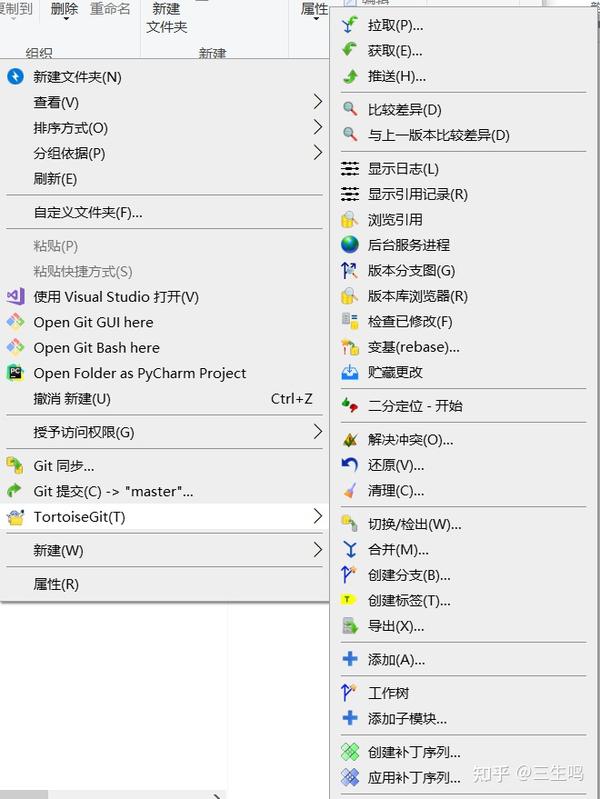 Git之TortoiseGit学习01 - 知乎