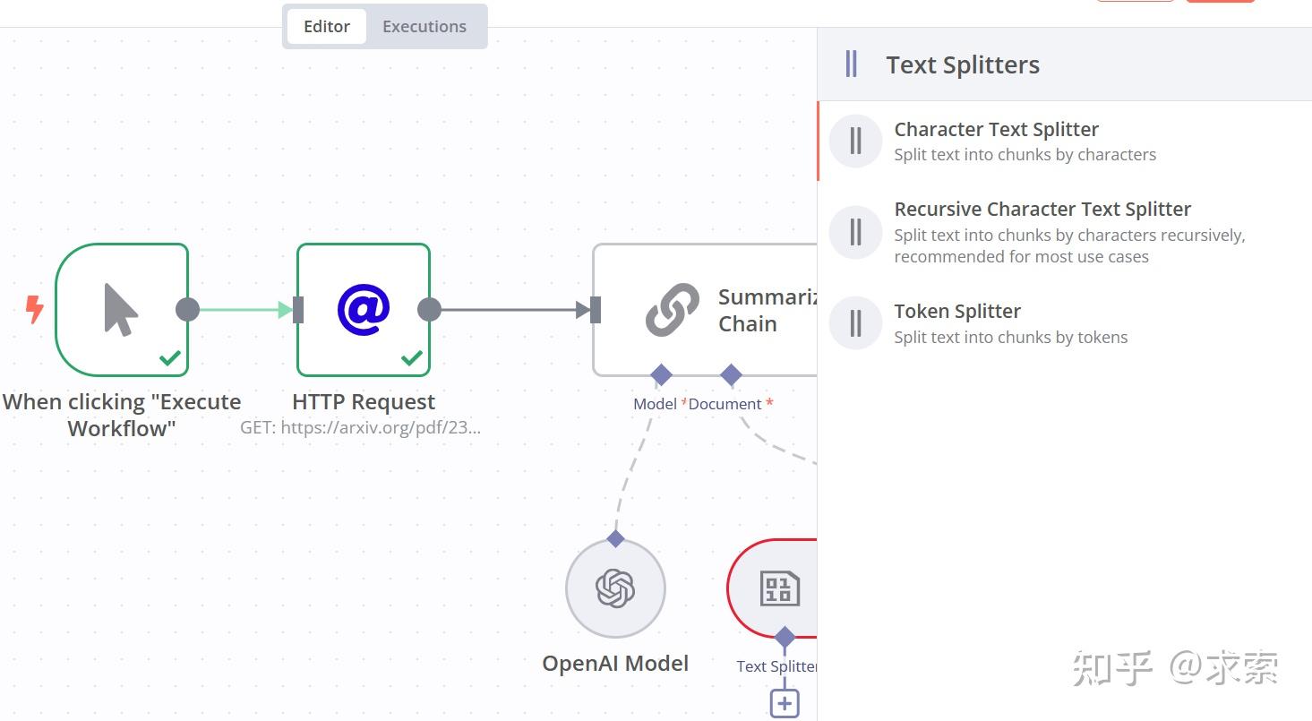 利用n8n集成Langchain不写一行代码完成对线上论文的总结 - 知乎