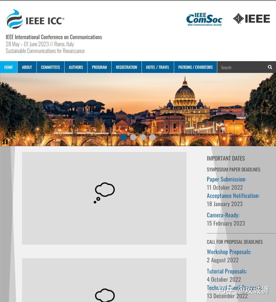 IEEE ICC 2023征文通知 - 知乎