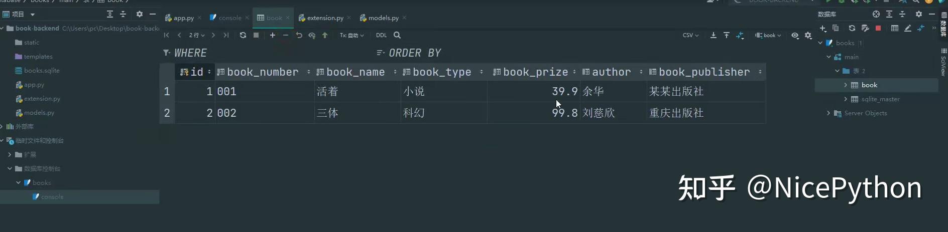 Python使用 Flaskvue 制作前后端分离图书信息管理系统 知乎