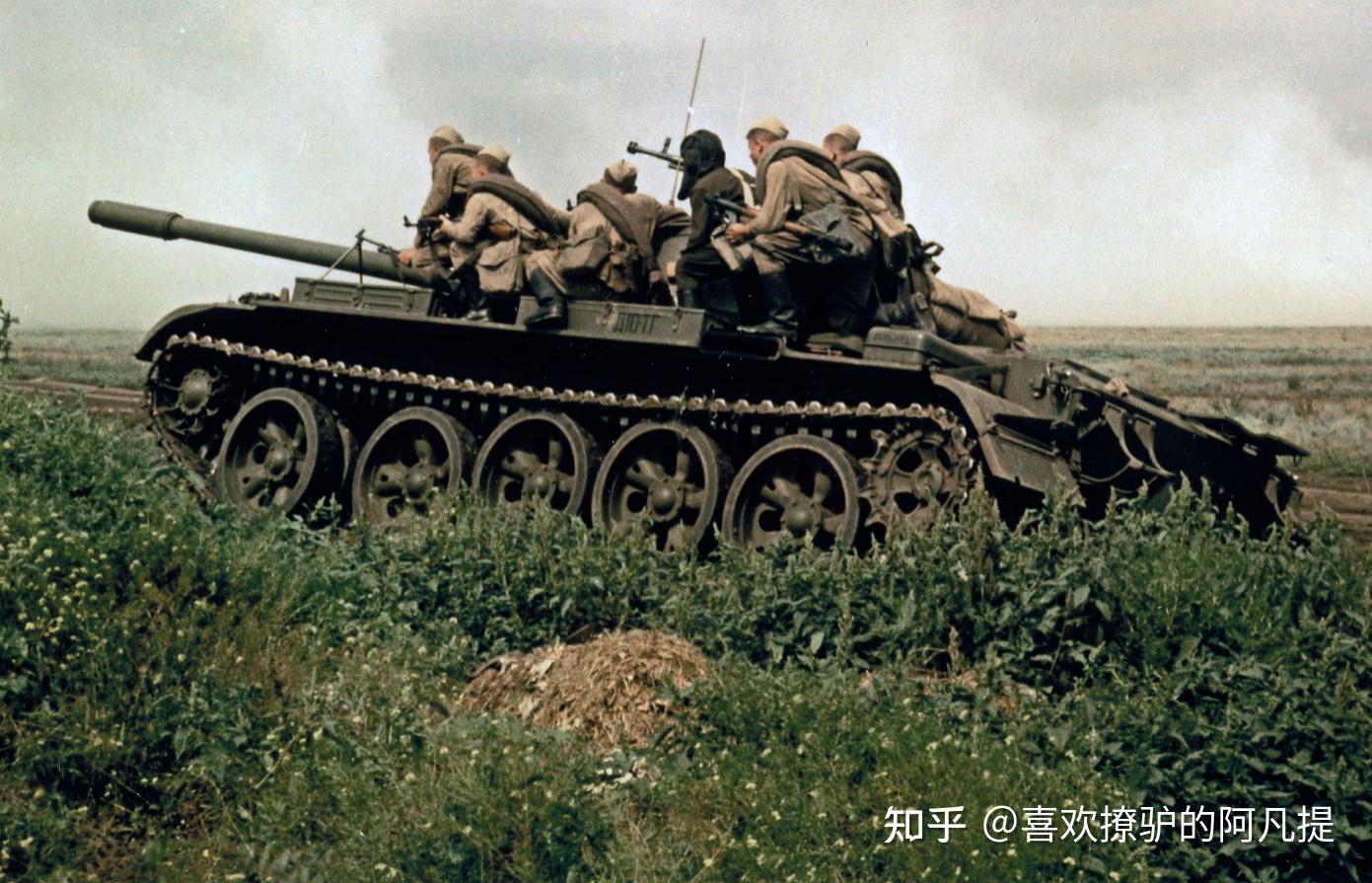编号14：T-55主战坦克（第四部分）：T-55 M1958、T-55A M1961、T-55K、T-55AK、T-55 ALMAZ - 知乎