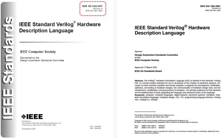 书籍分享|IEEE Verilog 2001/2005 Spec（含下载地址） - 知乎