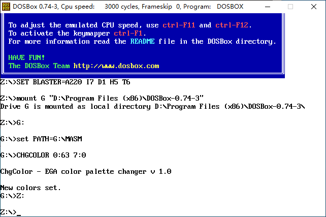 DOSBOX的[autoexec]设置和VScode调用方式；DOSBOX颜色更改为白底黑字 - 知乎