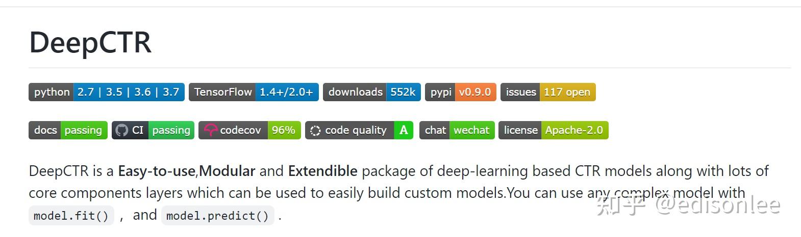 推荐系统领域开源项目/工具介绍 - 知乎