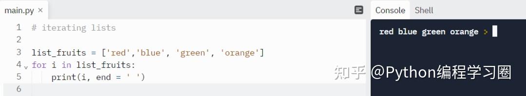Python print() 函数，在同一行打印 - 知乎