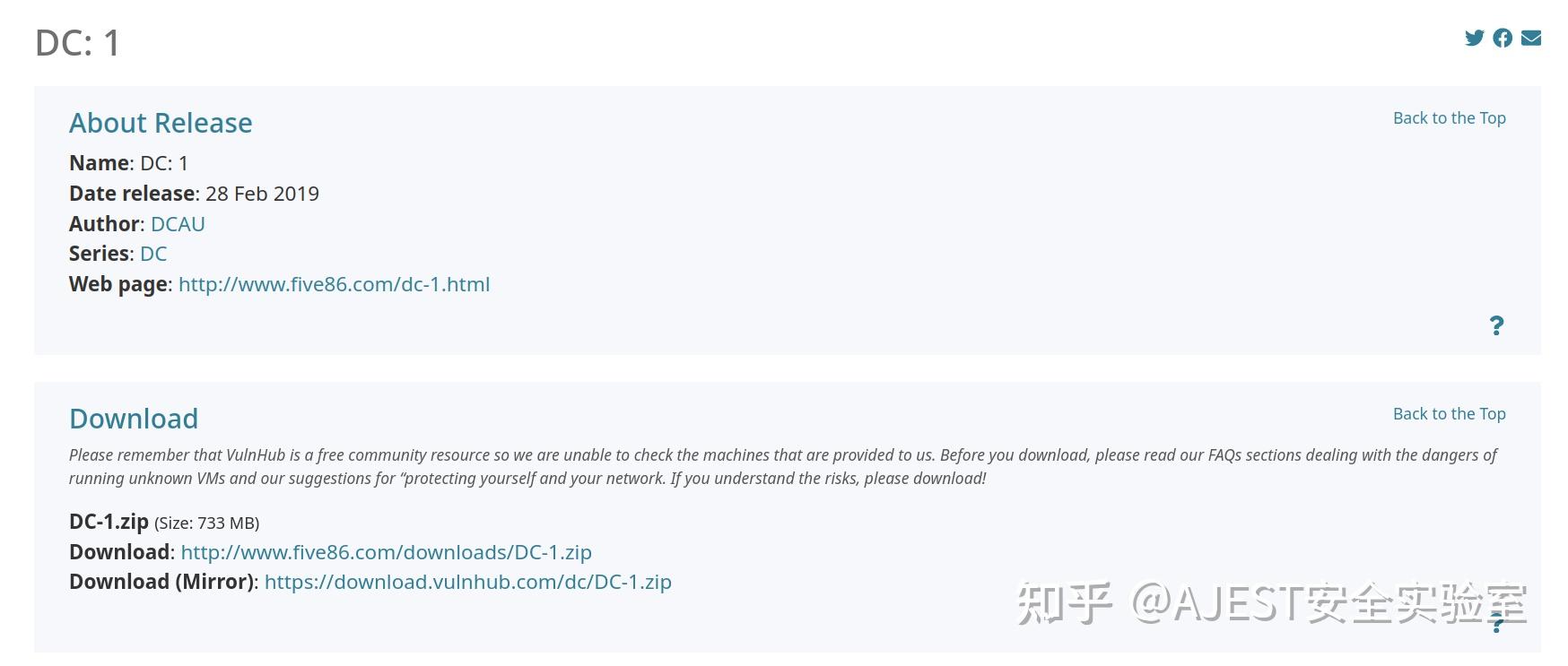 [网安实训] 06 - 第六章 B2R 靶机渗透 - 知乎