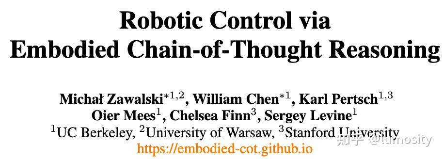 论文阅读-具身智能: OpenVLA, ECoT, ICRT, ReKep, RDT, LAPA, pi_0, CogACT - 知乎