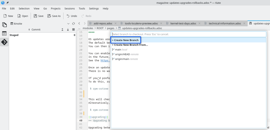 使用 Kate 编写文档 | Linux 中国 - 知乎