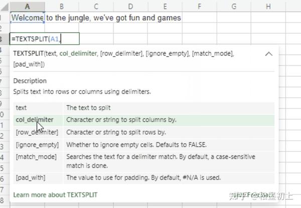 EXCEL 之 文本公式（Text Formulas） - 知乎