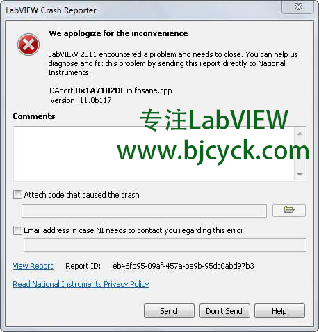 LabVIEW崩溃后如何排查故障 - 知乎
