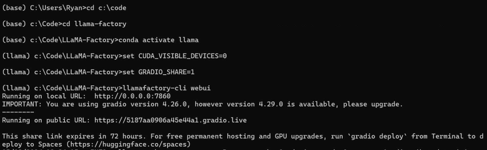 记录用llama-factory微调llm - 知乎
