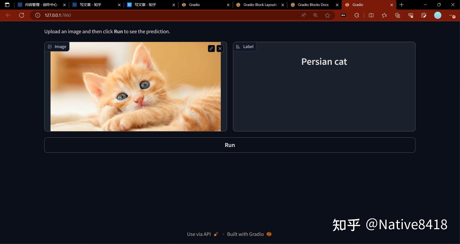 一小时实践入门 Gradio-深度学习交互界面（一） - 知乎