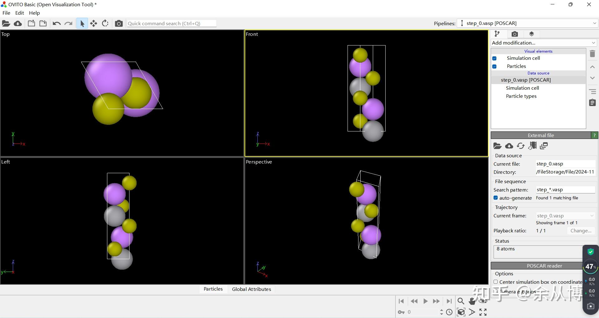 Ovito教程：如何在ovito中显示球棍模型 - 知乎