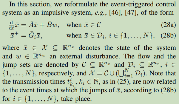an introduction to event-triggered and self-triggered control - 知乎