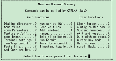 minicom 使用 - 知乎