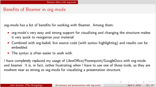 Emacs Org emacs-org