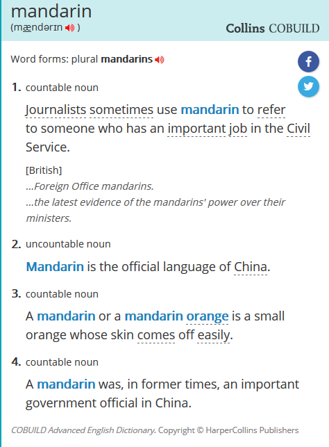 为什么 “普通话” 的英文叫 Mandarin 🍊 - 知乎