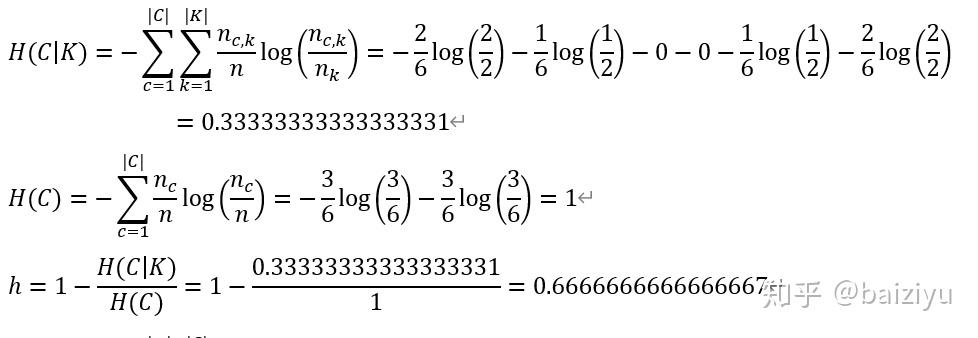 聚类性能评估-V-Measure - 知乎