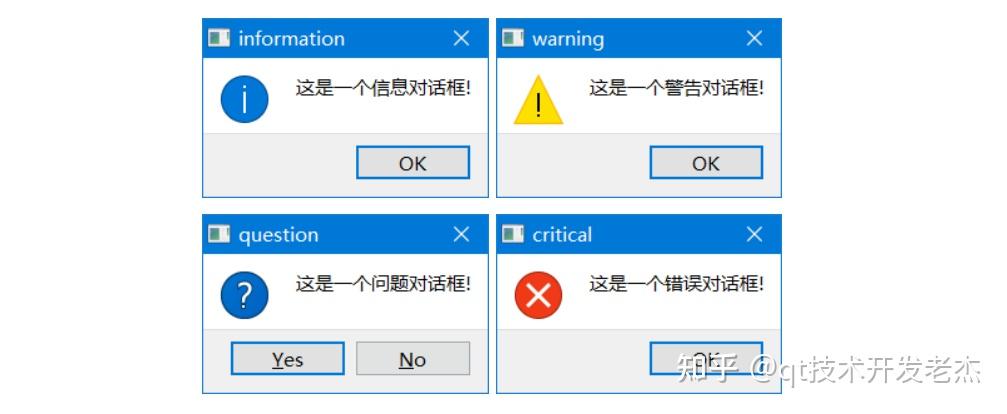 Qt - 标准对话框 - 知乎