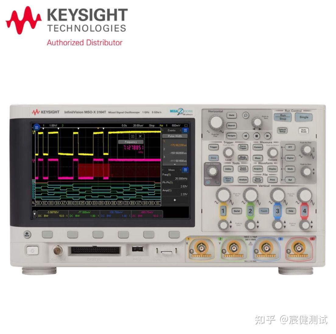全新是德DSOX3054T DSOX3104T示波器样机 - 知乎