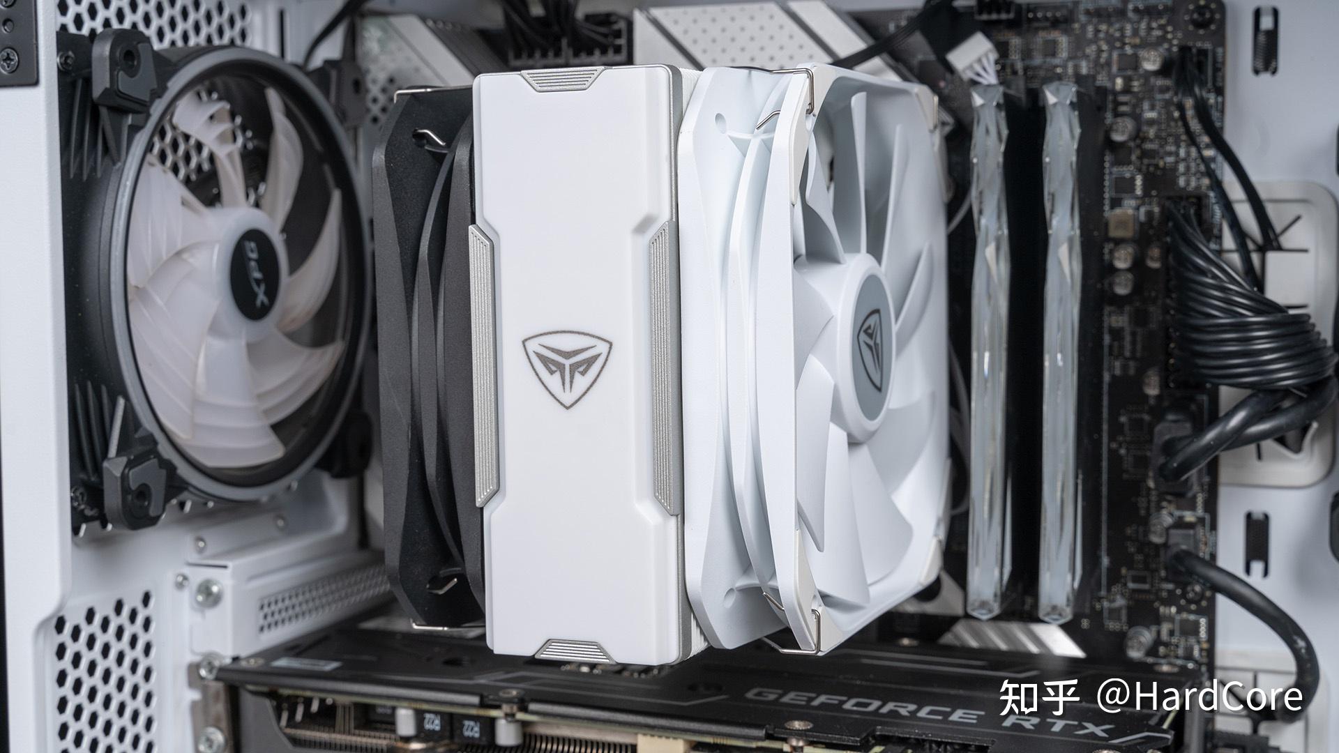 超频三K4·挑战者风冷散热器体验，四热管小身板能压得住13700K吗？ - 知乎