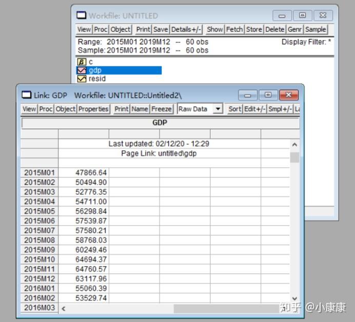 如何处理将季度数据转化为月度数据（eviews 6.0) - 知乎
