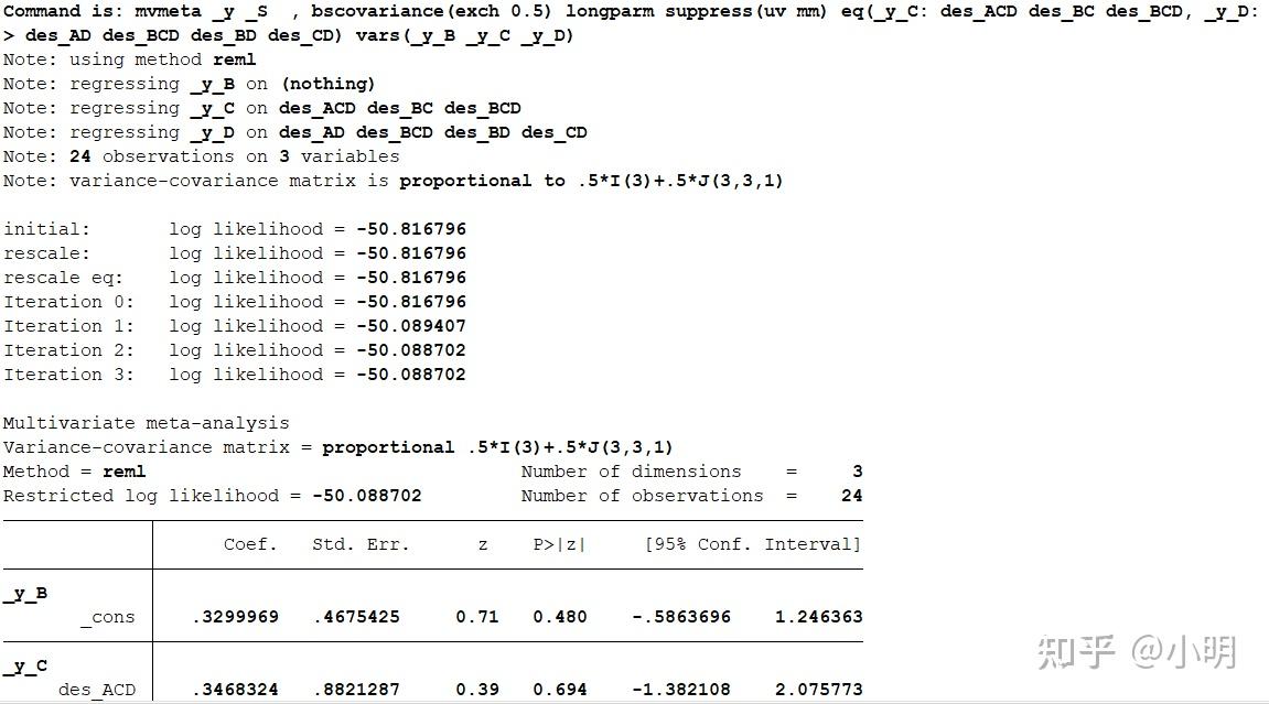stata实现二分类变量的网状meta分析 - 知乎