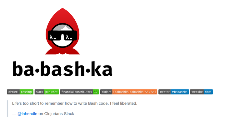 bash的替代品 - babashka, 仅适合clojure程序猿/媛 - 知乎