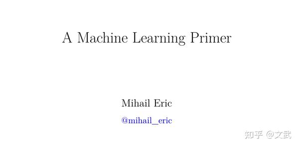 机器学习-5本入门必读书籍免费pdf分享 - 知乎