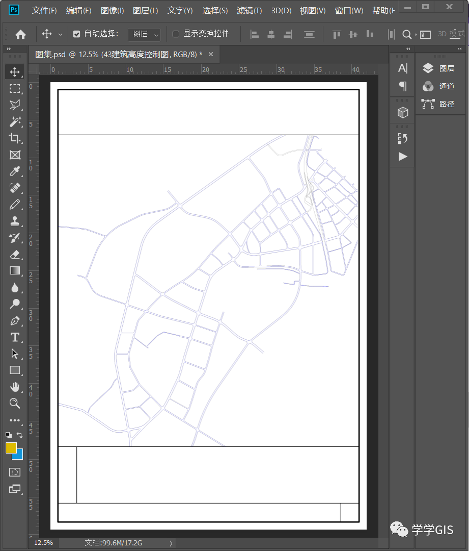 【ArcGIS 小技巧】GIS、CAD、PS图框的一致化处理 - 知乎