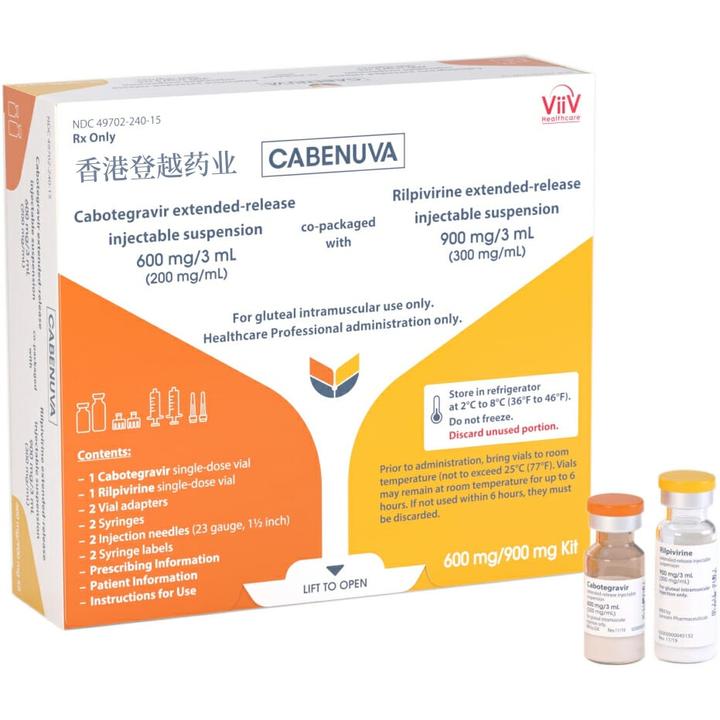 Cabenuva（卡博特韦/利匹韦林）中文说明书|香港登越药业 - 知乎