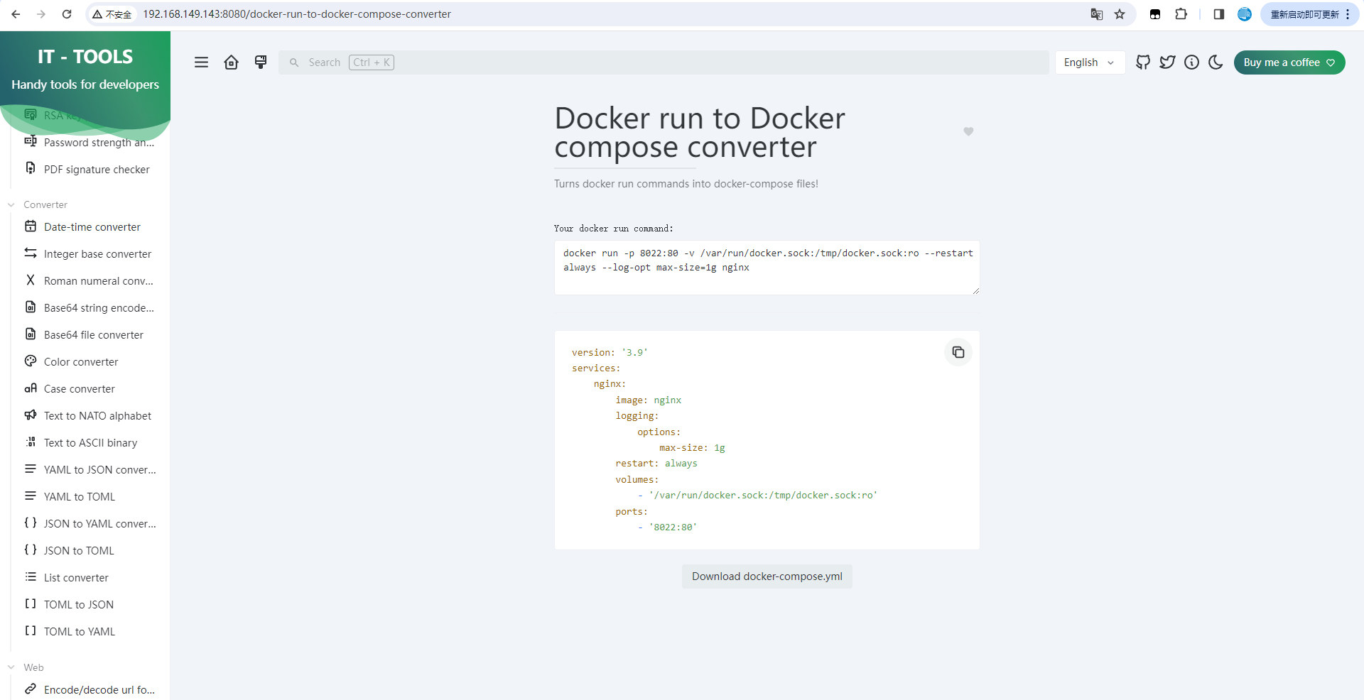 使用Docker搭建一款实用的个人IT工具箱——it-tools - 知乎