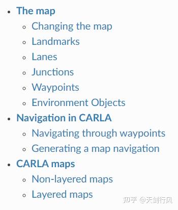 CARLA完全实践-核心概念-MapsAndNavigation - 知乎