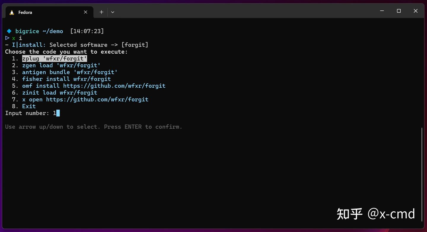 x-cmd install | forgit - fzf 加持，Git 交互效率神器！ - 知乎