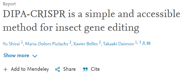 Cell Rep | DIPA-CRISPR基因编辑摆脱注射卵子的烦恼 - 知乎