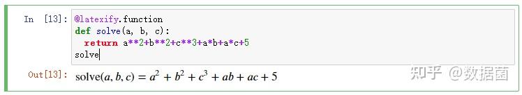 Python科学公式符号库latexify,让公式编写更加容易