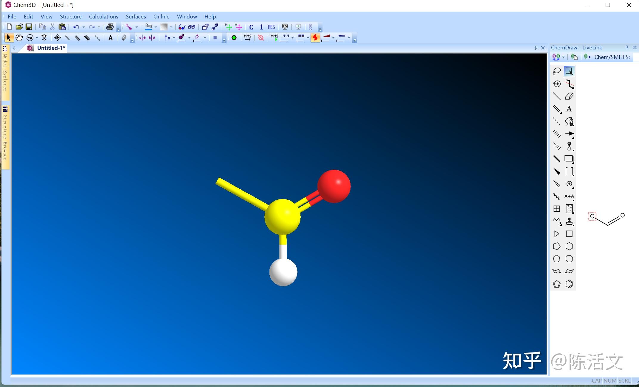 如何用 ChemDraw Chem3D 画晶体结构？ - 知乎