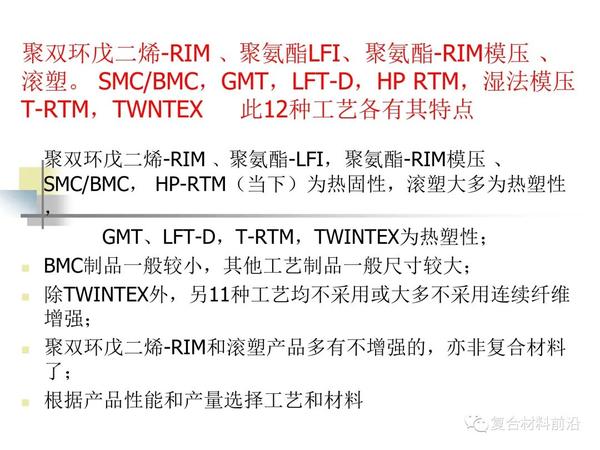 【145页PPT】SMC/BMC，GMT，LFT-D，HP-RTM/HP-CRTM，湿法模压、T-RTM等模压之比较 - 知乎