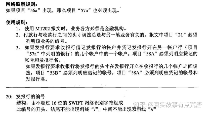SWIFT MT 202 General Financial Institution Transfer一般金融机构转账 - 知乎