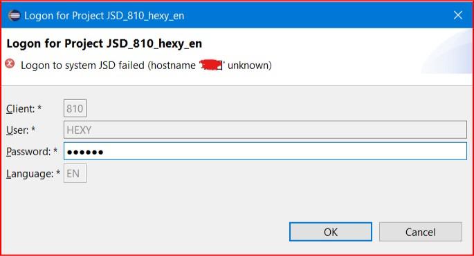 ECLIPSE logon to system failed(hostname 'unknown') - 知乎