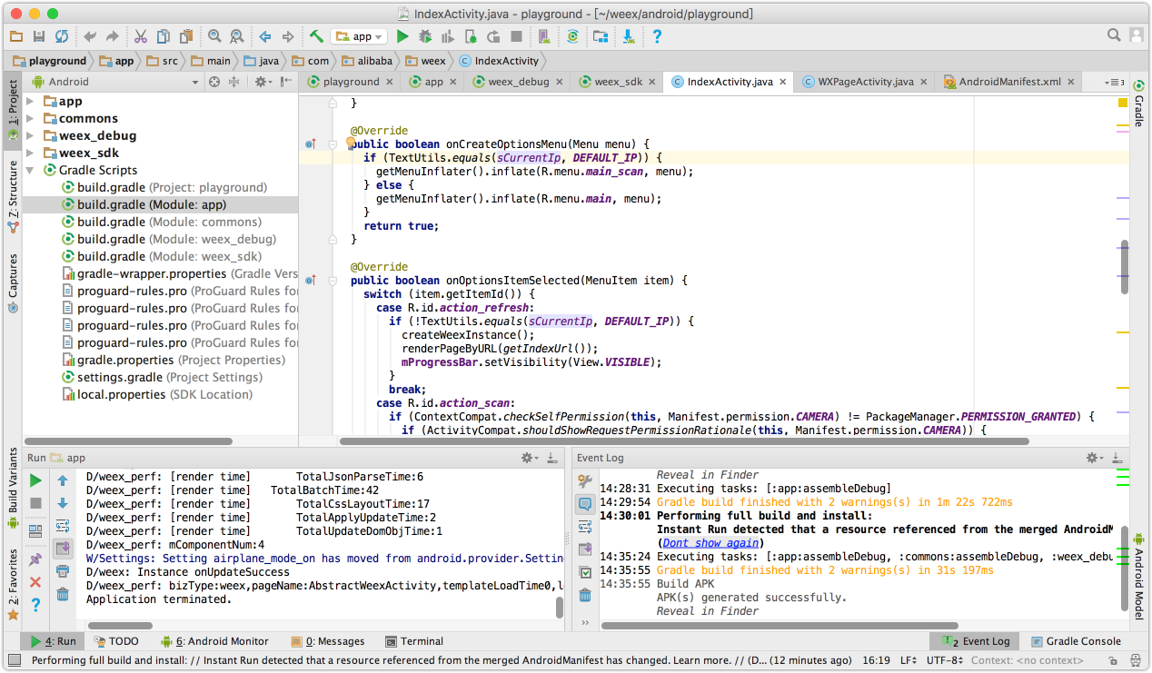 Weex 入坑指南：手把手编译 Playground - 知乎