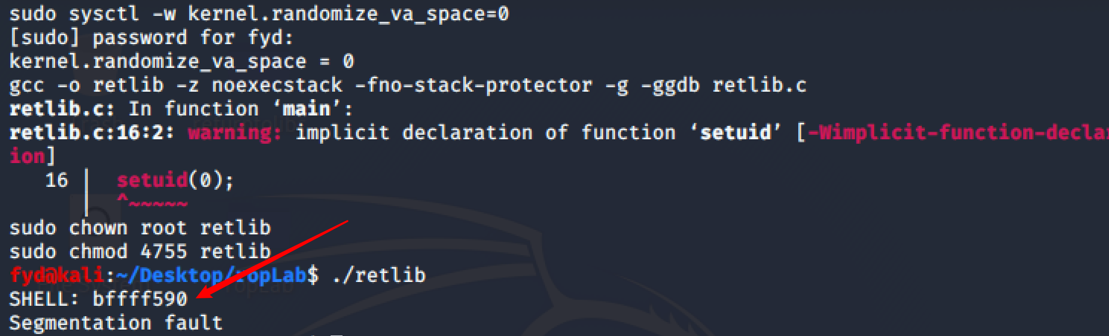 另一个缓冲区溢出漏洞实验Return-to-libc - 知乎