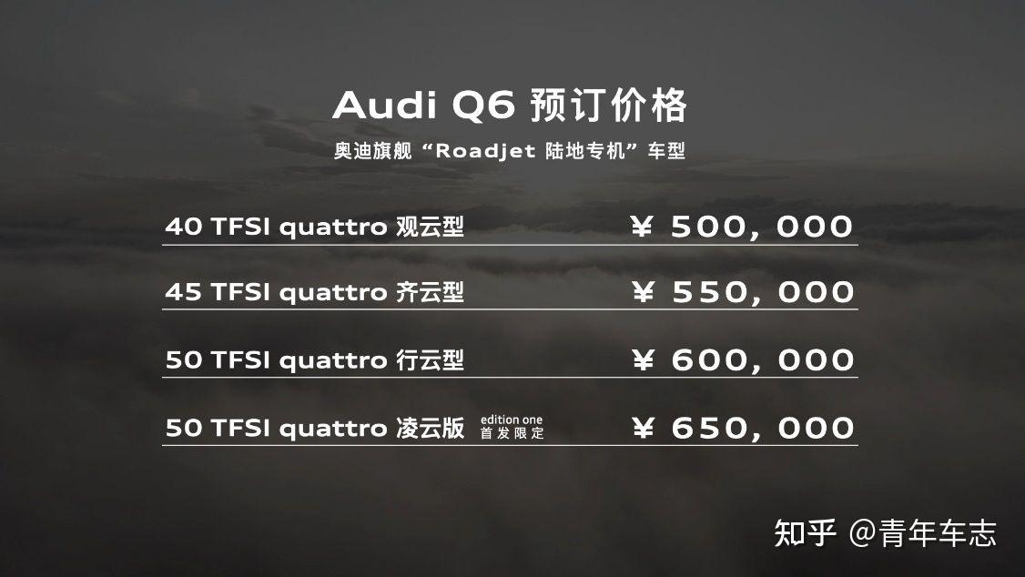 自在新生 驰骋前沿 全尺寸豪华SUV上汽奥迪Q6正式亮相并开启预订 - 知乎