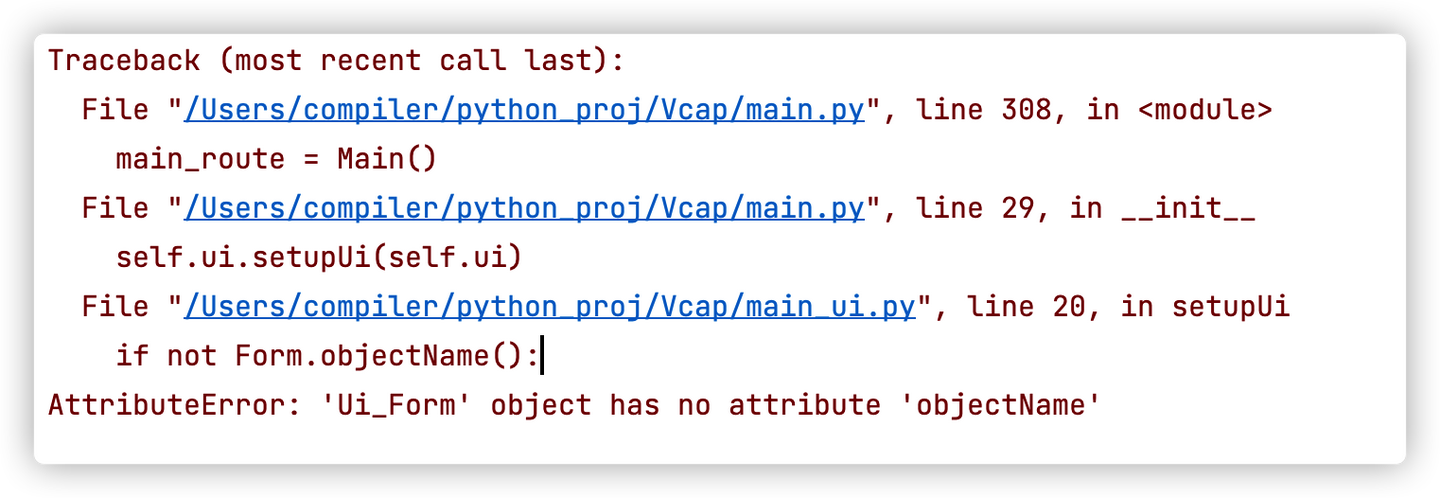 Pyqt Attributeerror Uiform Object Has No Attribute Objectname 知乎