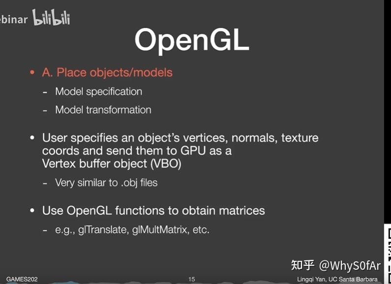 GAMES202 高质量实时渲染课程笔记Lecture 2: Recap of CG Basics - 知乎